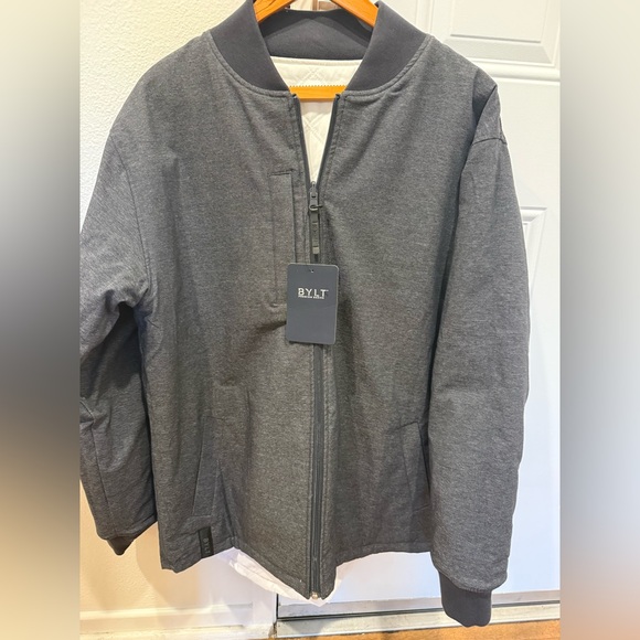 BYLT Basics | Jackets & Coats | Bylt Nwt Hi Lo Reversible Bomber Jacket ...